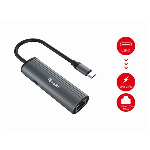 Equip Notebook Dokkoló - 133486 (Bemenet: USB-C, Kimenet: USB-C PD:100W ...